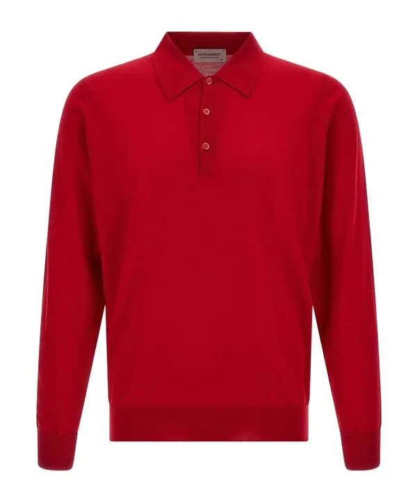 John Smedley Dorset Long-sleeve Polo Shirt
