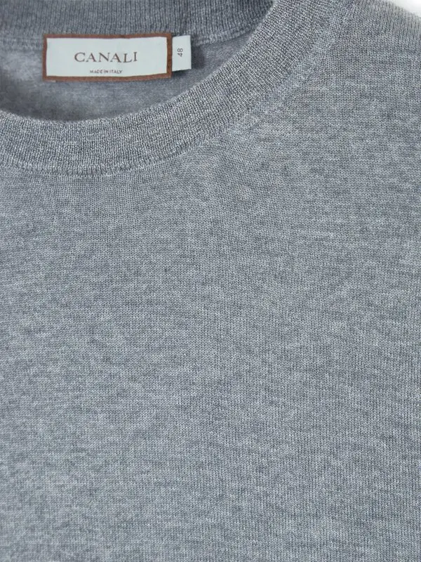 Canali Crew-neck Wool Sweater