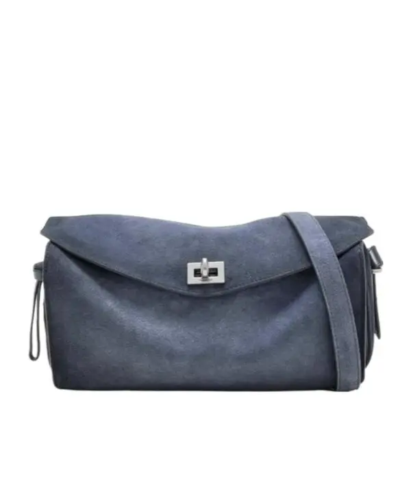 Balenciaga Le 7 Medium Shoulder Bag - Gray