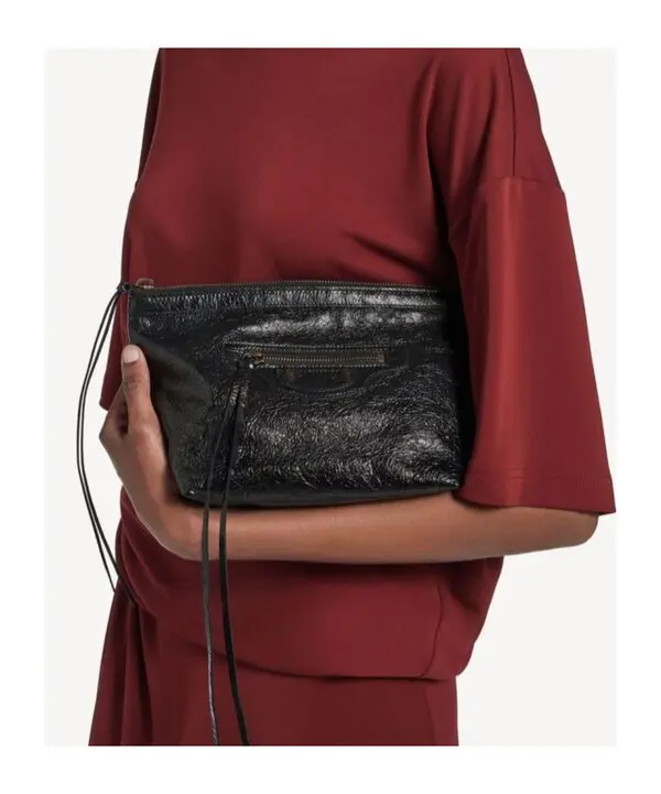 Balenciaga Le City Cosmetic Pouch - Black