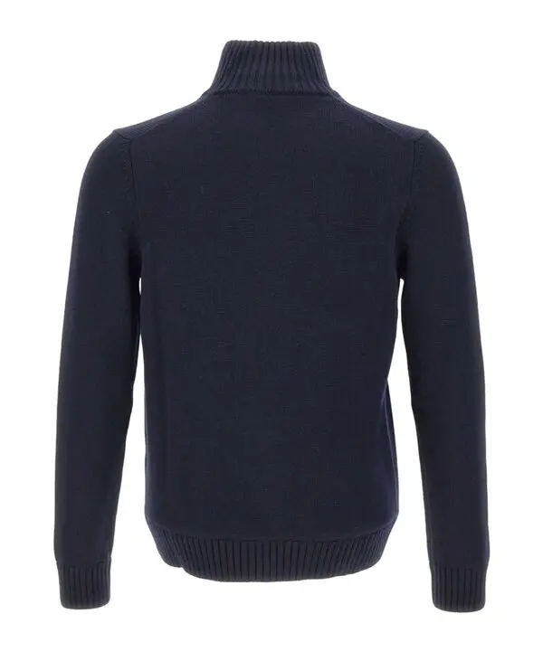 GRAN SASSO High-neck Cardigan