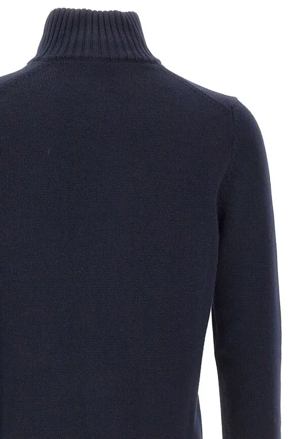 GRAN SASSO High-neck Cardigan