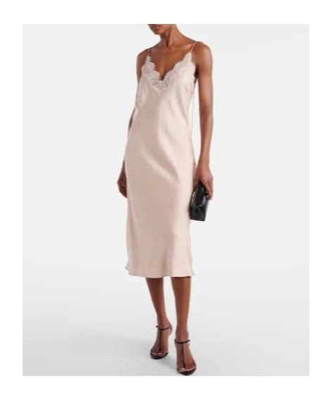 RÓHE Lace-trimmed Slip Dress