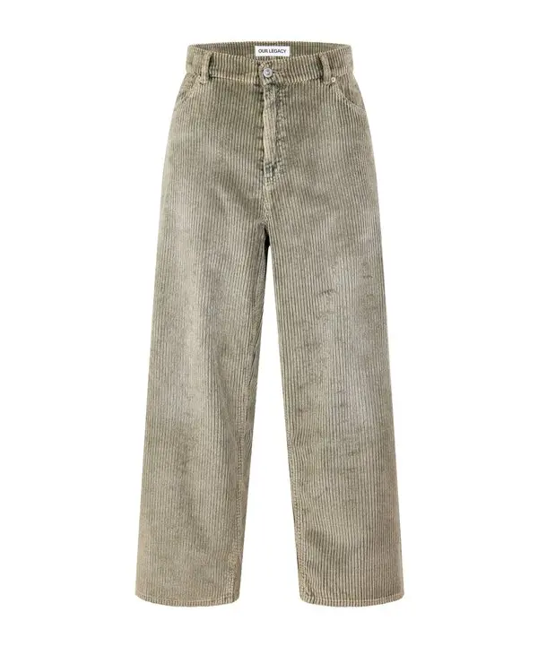 Our Legacy Coarse-striped Corduroy Wide-leg Trousers