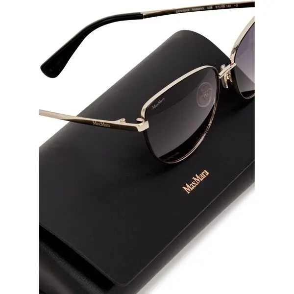 Max Mara Thin-frame Cat's Eye Style Sunglasses