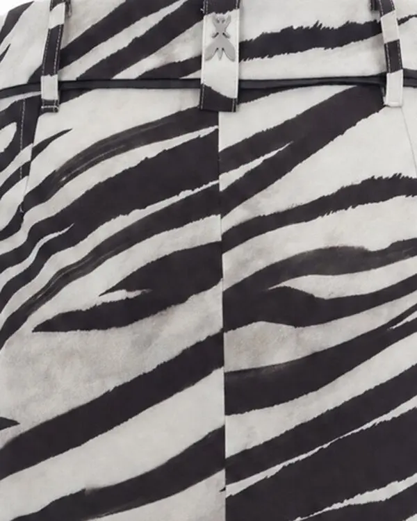 Patrizia Pepe Zebra-print Pencil Midi Skirt
