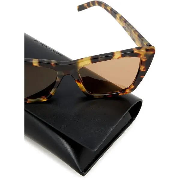 Saint Laurent Cat's Eye Thick Frame Sunglasses
