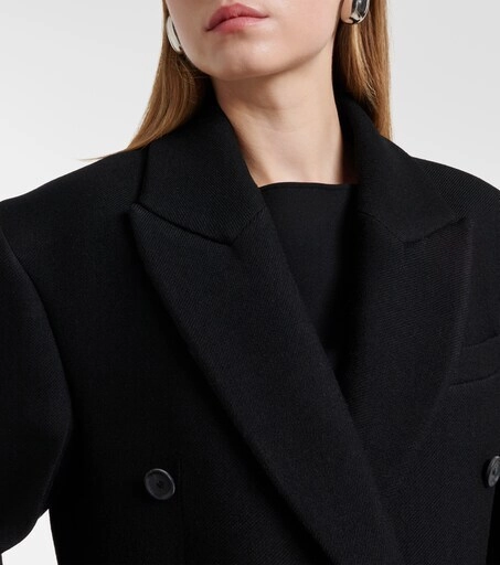 RÓHE Double-breasted Virgin Wool Coat