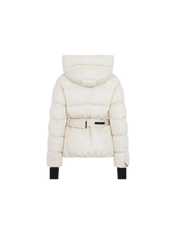 Moncler Bouquetin Belted Hooded Ski Jacket