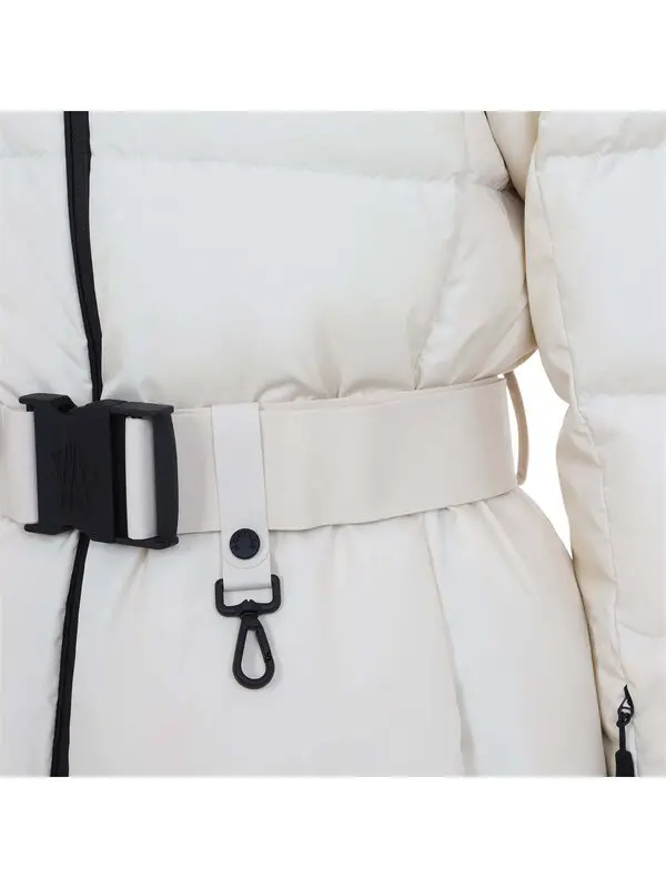 Moncler Bouquetin Belted Hooded Ski Jacket