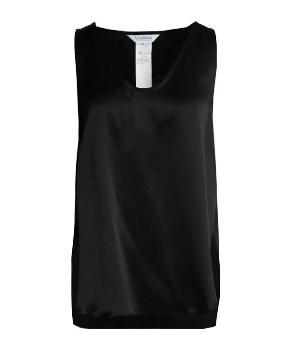 Max Mara Silk Tops - Black