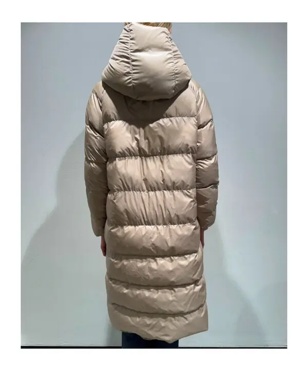 Max Mara Long-sleeved Hooded Cotton Jacket