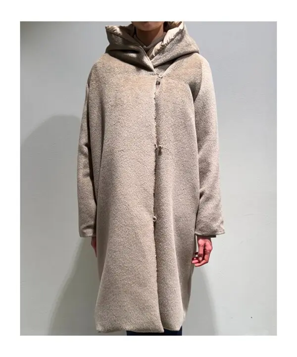 Max Mara Long-sleeved Hooded Cotton Jacket