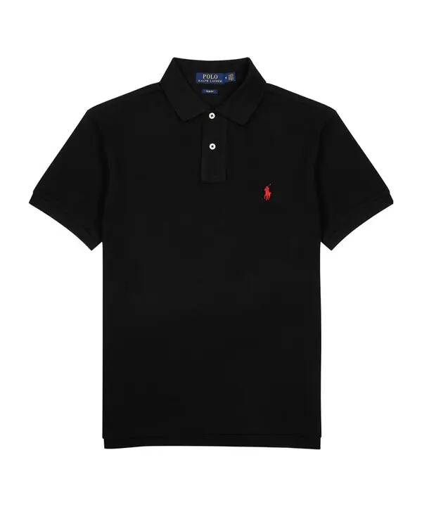 Polo Ralph Lauren Beaded Cotton Short-sleeve Polo Shirt