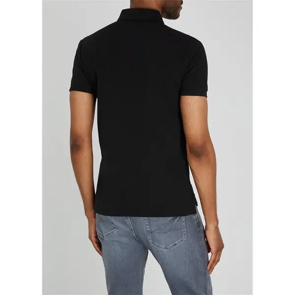 Polo Ralph Lauren Beaded Cotton Short-sleeve Polo Shirt