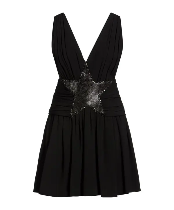 Saint Laurent Short Dresses - Black