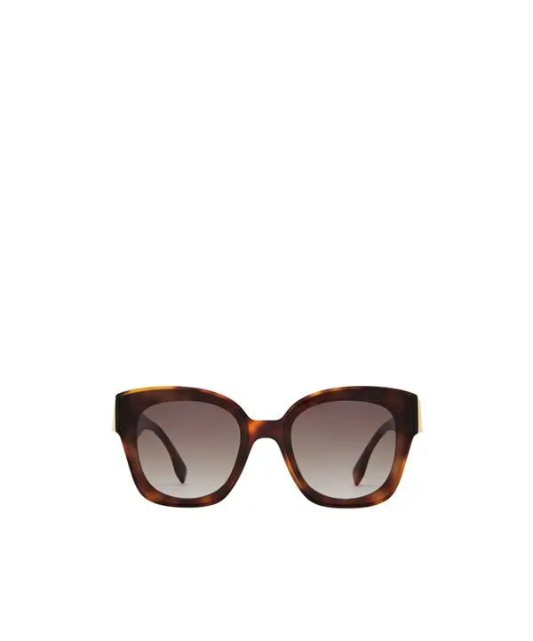 Fendi Square-shaped Thick-framed Sunglasses - Gray