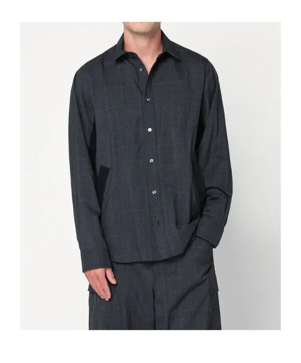 Sacai Long-sleeved Shirt - Grey