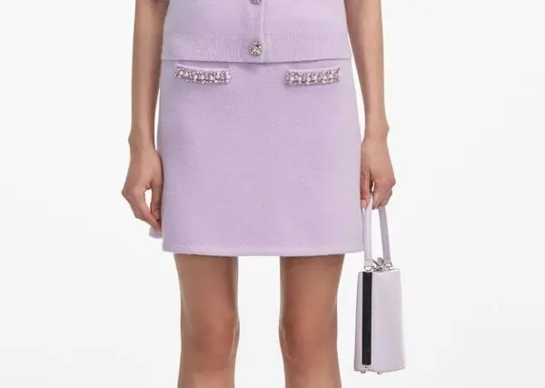 SELF-PORTRAIT Elastic-waist Skirt