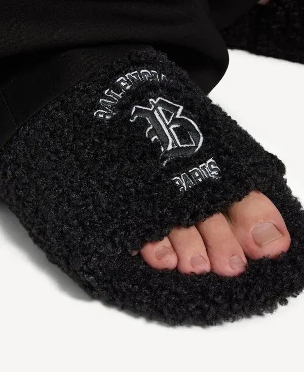 Balenciaga Furry Open Mule