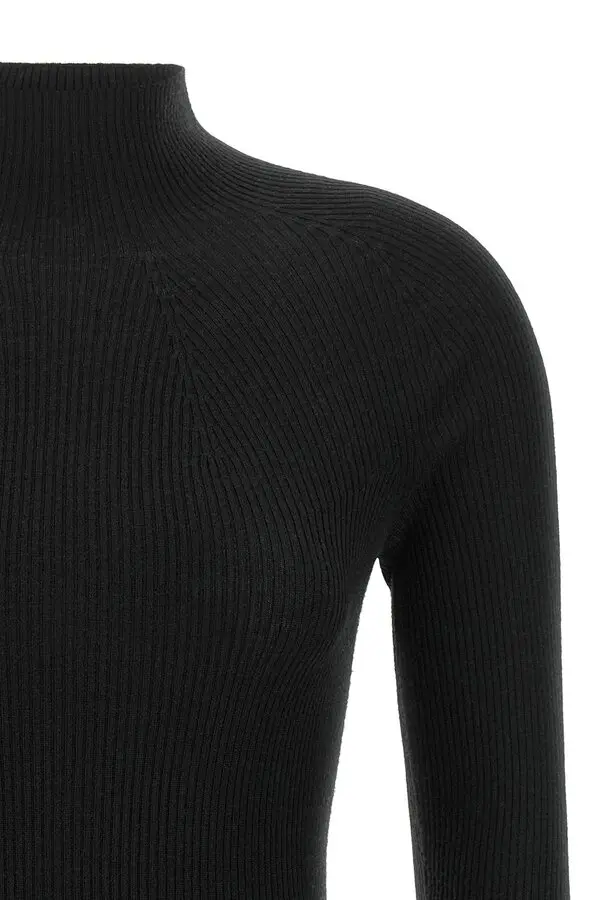 Peserico Punto Luce Ribbed Knitted Sweater