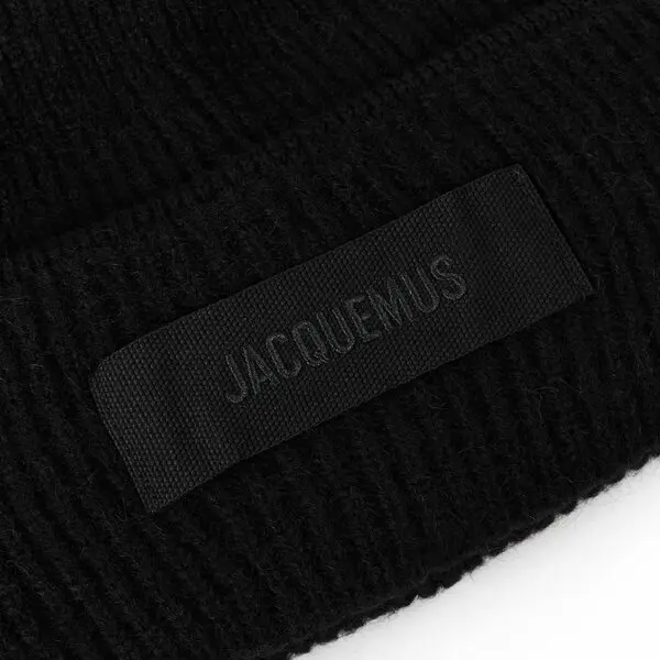 Jacquemus Solid Color Logo Cap