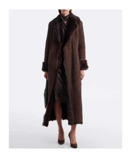 Nour Hammour Lambskin Coat