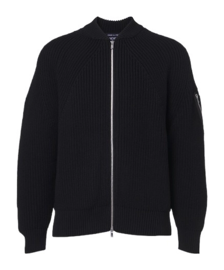 Comme Des Garçons Wool Zip-up Cardigan