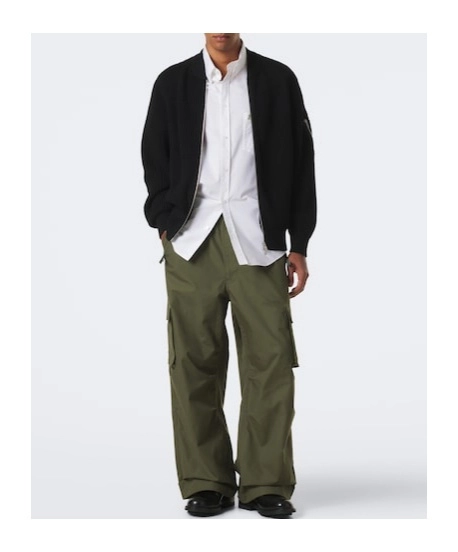 Comme Des Garçons Wool Zip-up Cardigan