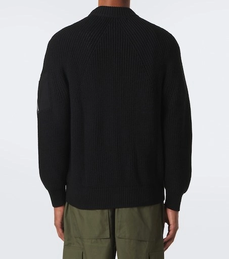 Comme Des Garçons Wool Zip-up Cardigan