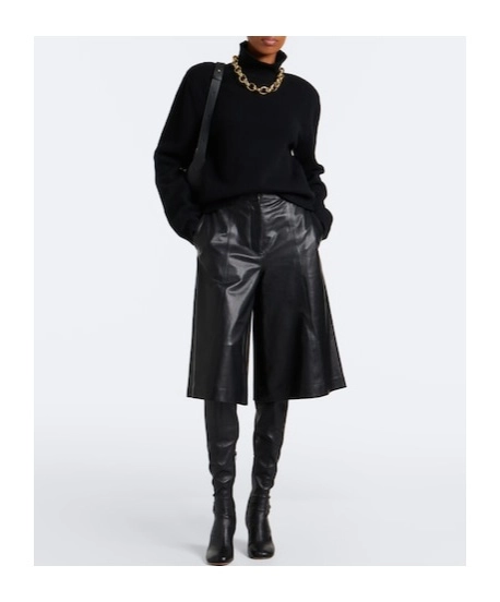 JOSEPH Asia Leather Bermuda Shorts