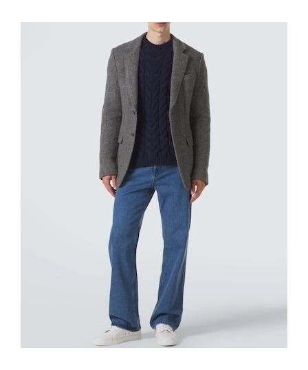 Gabriela Hearst Irving Herringbone Wool And Cashmere Jacket