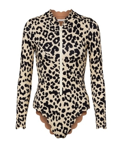 Marysia Leopard-print Rashguard Swimsuit - No