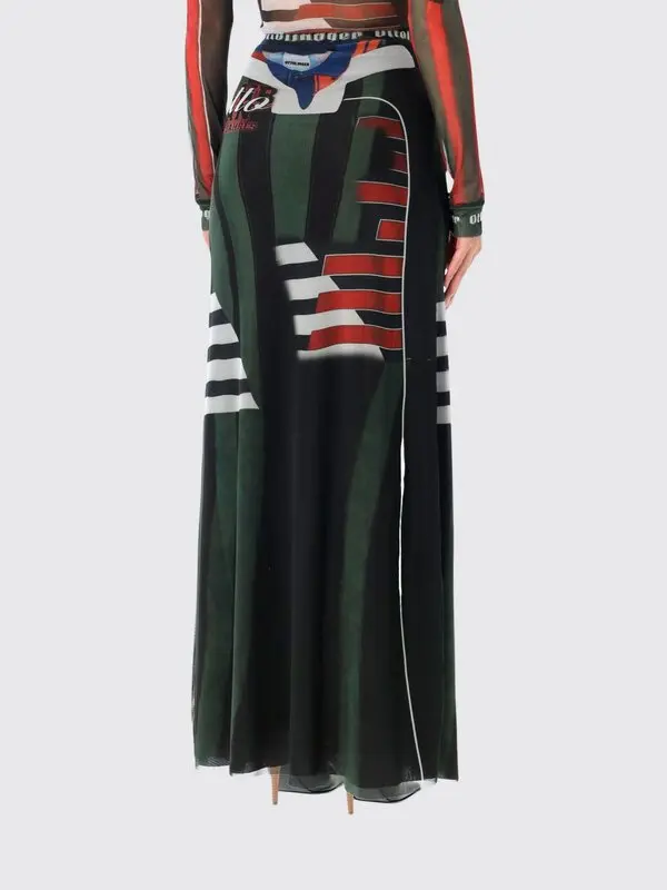 Ottolinger Printed Mesh Maxi Skirt - Multicolour
