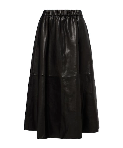 Nour Hammour Lenley Leather Skirt - No