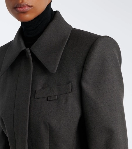MUGLER Simple Wool Coat