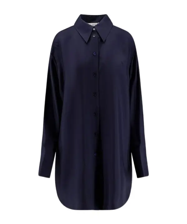 RÓHE Long-sleeved Shirt - Midnight Blue