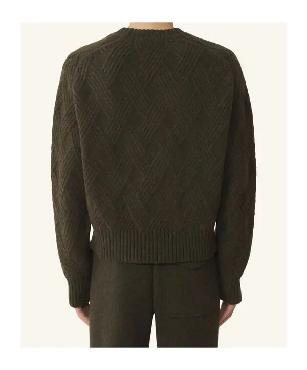 LANVIN Cable-knit Wool Sweater