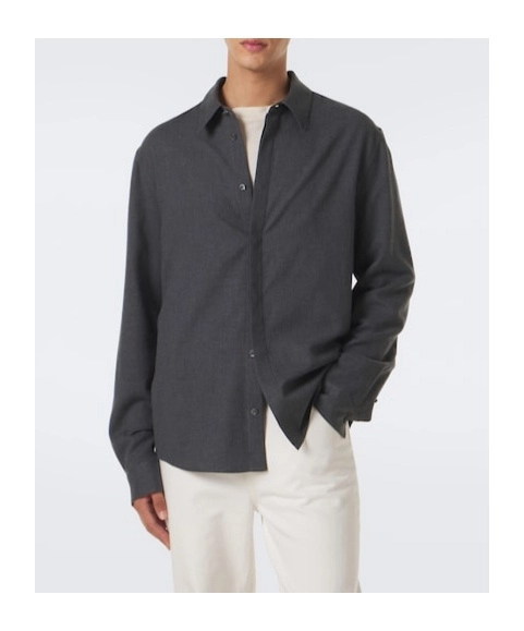 Gabriela Hearst Abbe Cotton And Cashmere Shirt