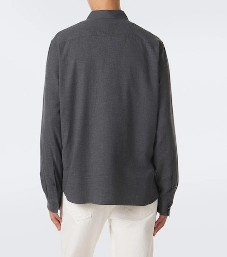 Gabriela Hearst Abbe Cotton And Cashmere Shirt