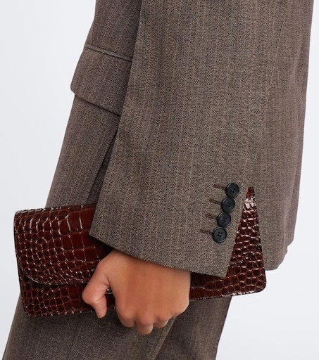 Victoria Beckham Striped Single-breasted Blazer