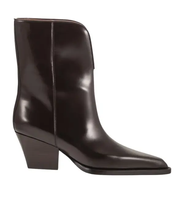 Paris Texas Jane Mid-calf Block Heel Boots - No