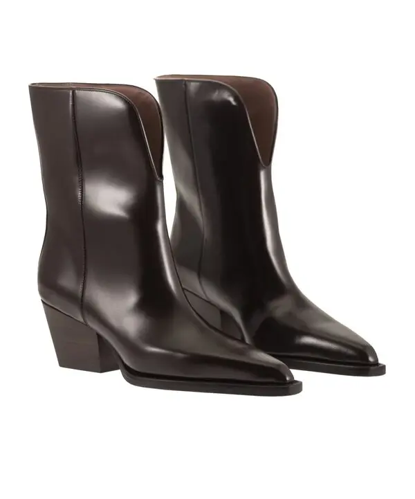 Paris Texas Jane Mid-calf Block Heel Boots