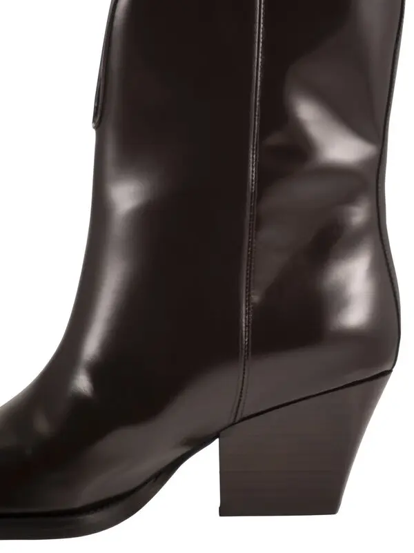 Paris Texas Jane Mid-calf Block Heel Boots