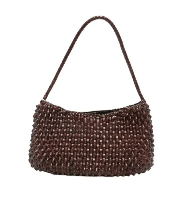Dragon Diffusion Woven Handbag - Black