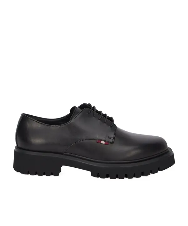 Bally Lace-up Leather Shoes - Black