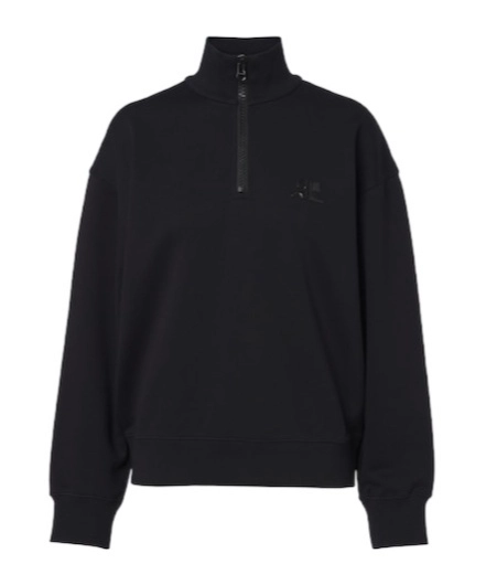 COURREGES Cotton Fleece Sweatshirt - No