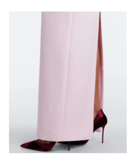 Roland Mouret Slit Hem Maxi Dress
