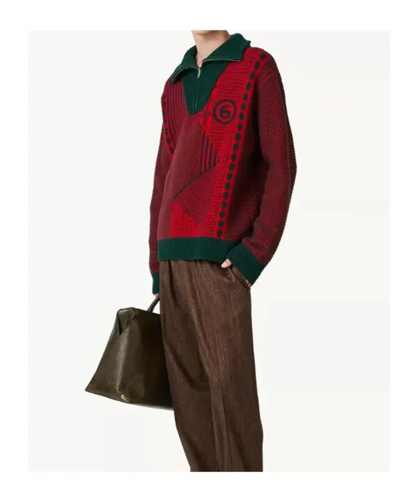 MAISON MARGIELA Patchwork-knit Reversible Sweater