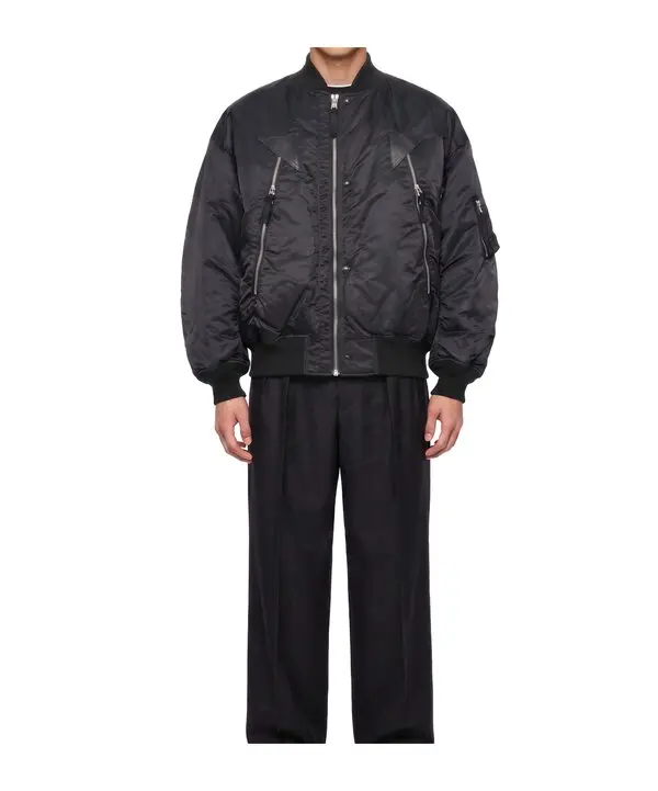 Comme Des Garçons Zip-up Bomber Jacket